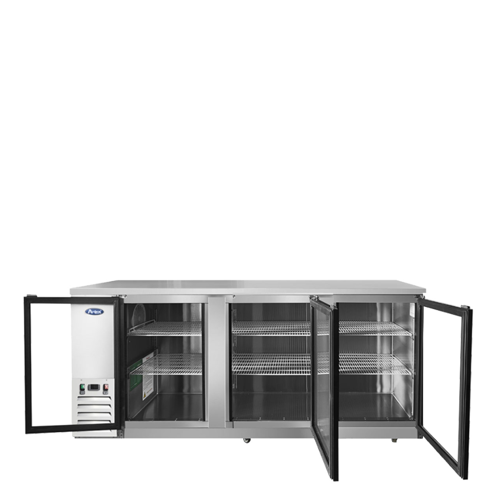 Atosa MBB90GGR 90″ Back Bar Cooler with Glass Doors